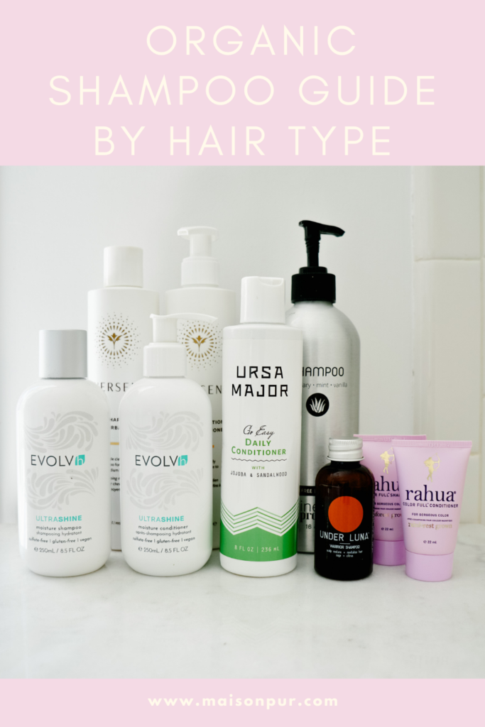 Organic Shampoo Guide: The Best Organic Shampoo By Hair Type - Maison Pur