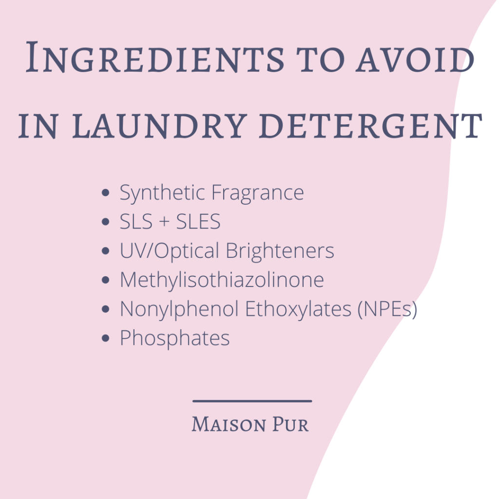 How To Find The Best Non-Toxic Laundry Detergent - Maison Pur
